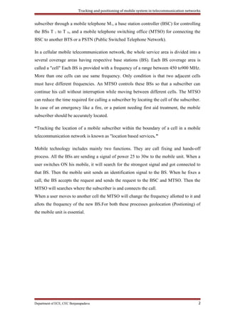 Final reportTracking And Positioning Of Mobile System In ...