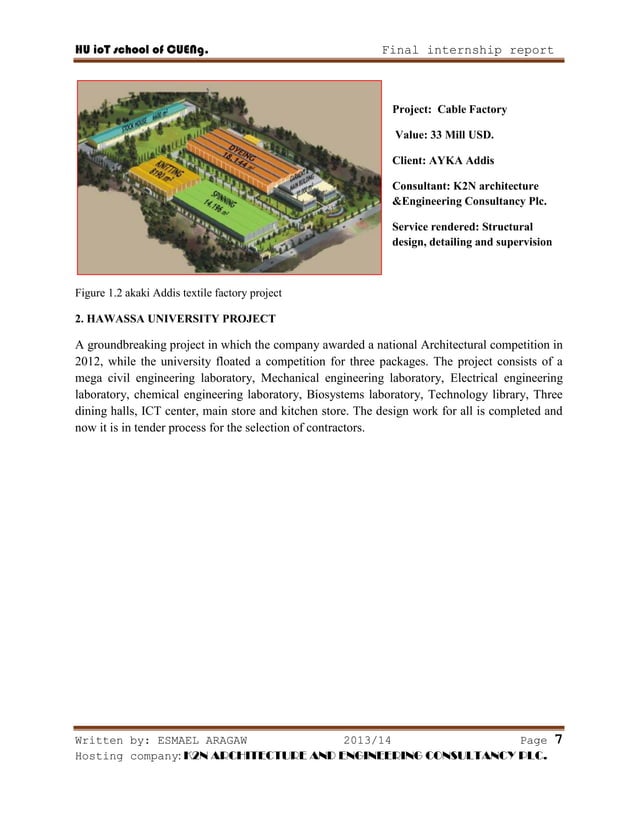 Internship Report on Building Construction | PDF | Civil Engineering ...