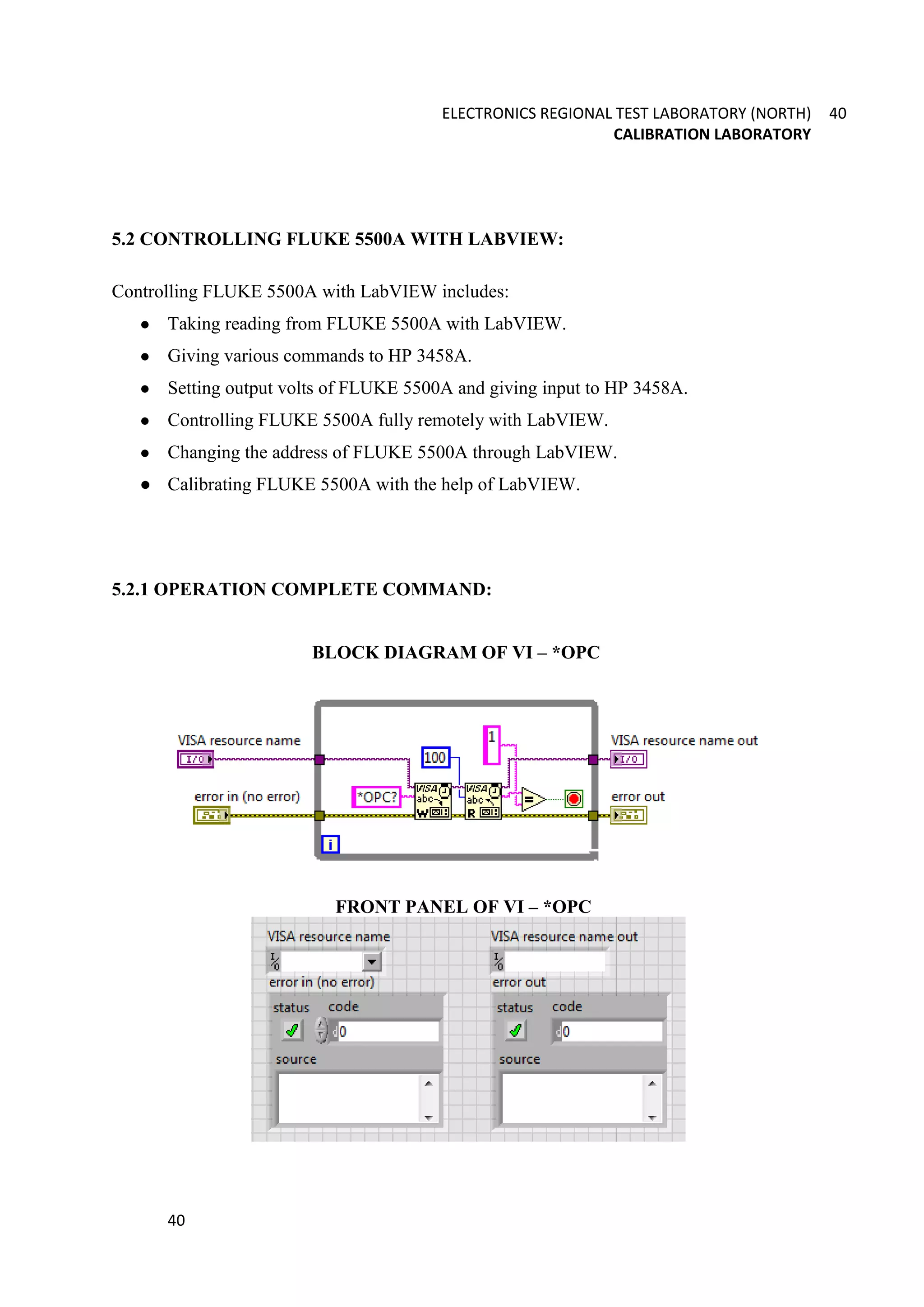 Calibration Of Instruments Using LabVIEW | DOCX