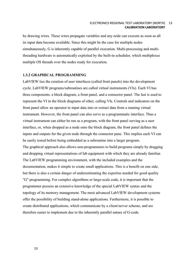 Calibration Of Instruments Using LabVIEW | DOCX