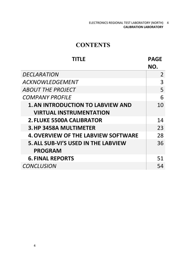 Calibration Of Instruments Using LabVIEW | DOCX