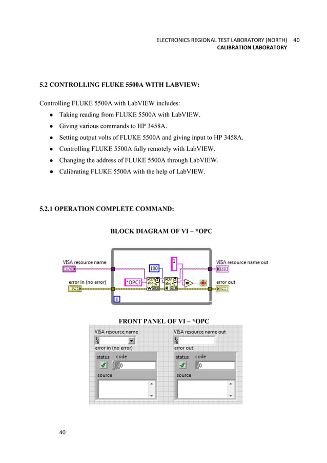 Calibration Of Instruments Using LabVIEW | DOCX