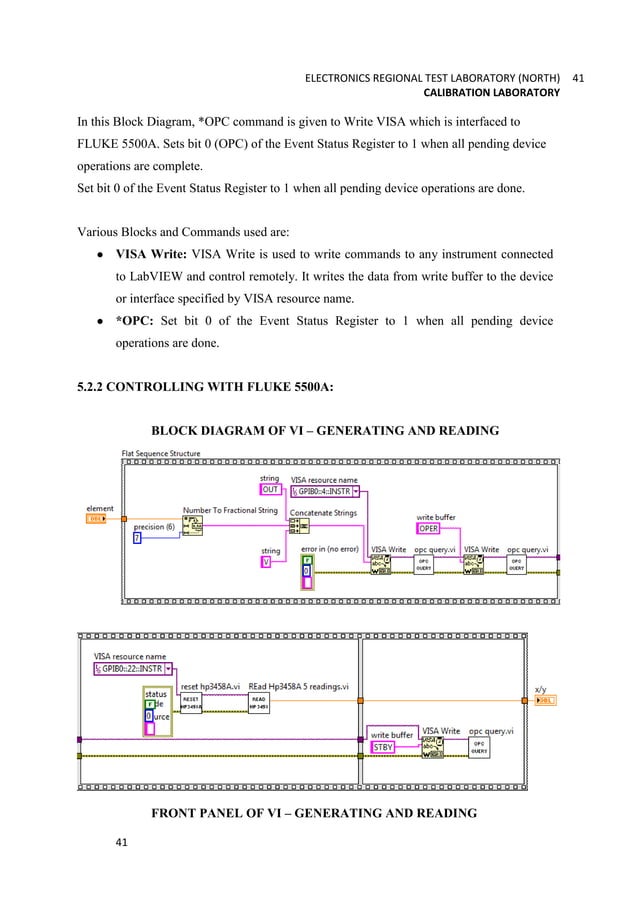 Calibration Of Instruments Using LabVIEW | DOCX