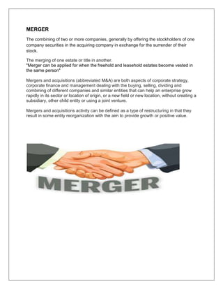 Project Report on Merger of American airlines and US airlines | DOCX