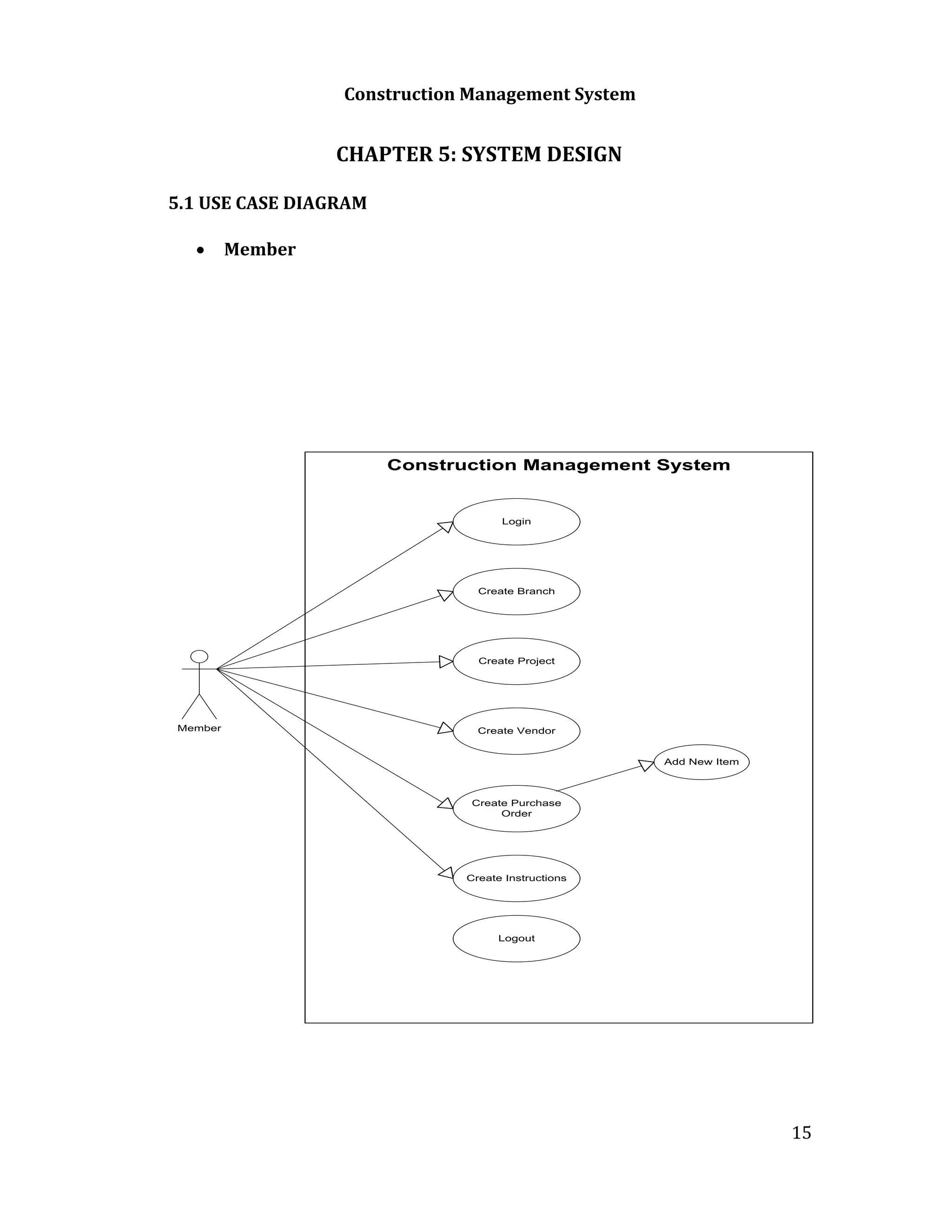 construction management system final year report | PDF