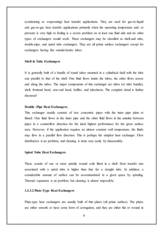 ONGC Training on Heat Exchangers, Compressors & Pumps | DOCX