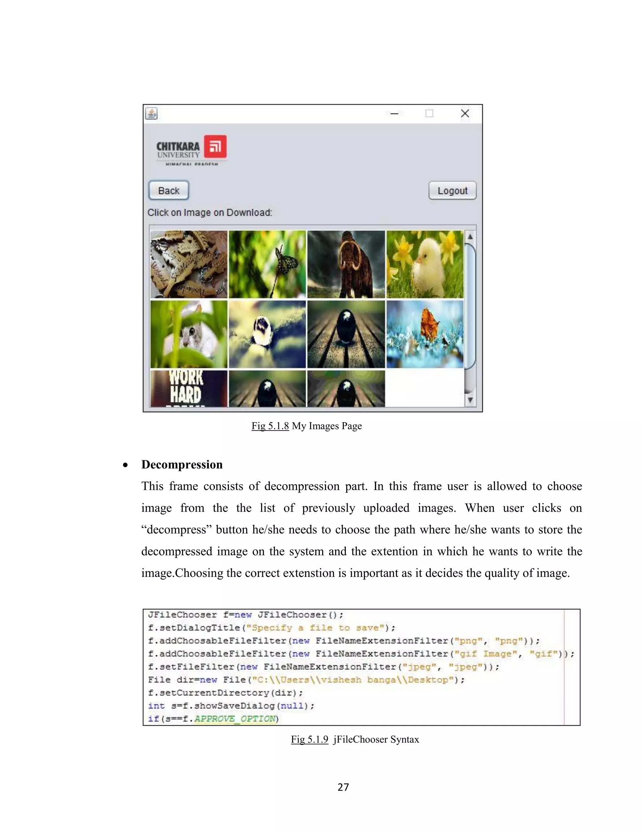 IMAGE COMPRESSION AND DECOMPRESSION SYSTEM | PDF
