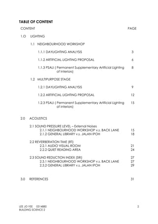 REPORT AND CALCULATION | PDF