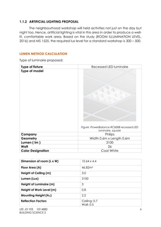 REPORT AND CALCULATION | PDF