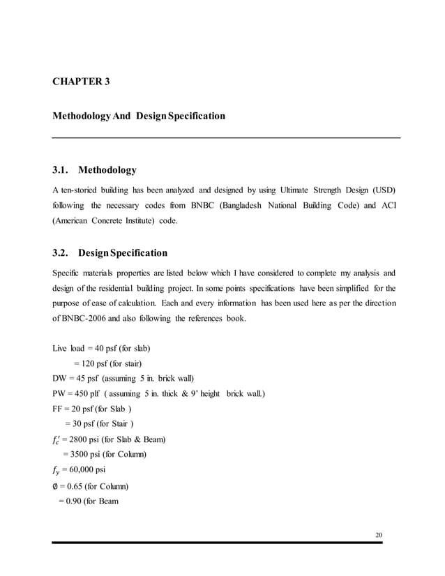 Analysis and Design of Structural Components of a Ten Storied RCC ...