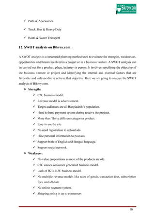 Report of Bikroy.com