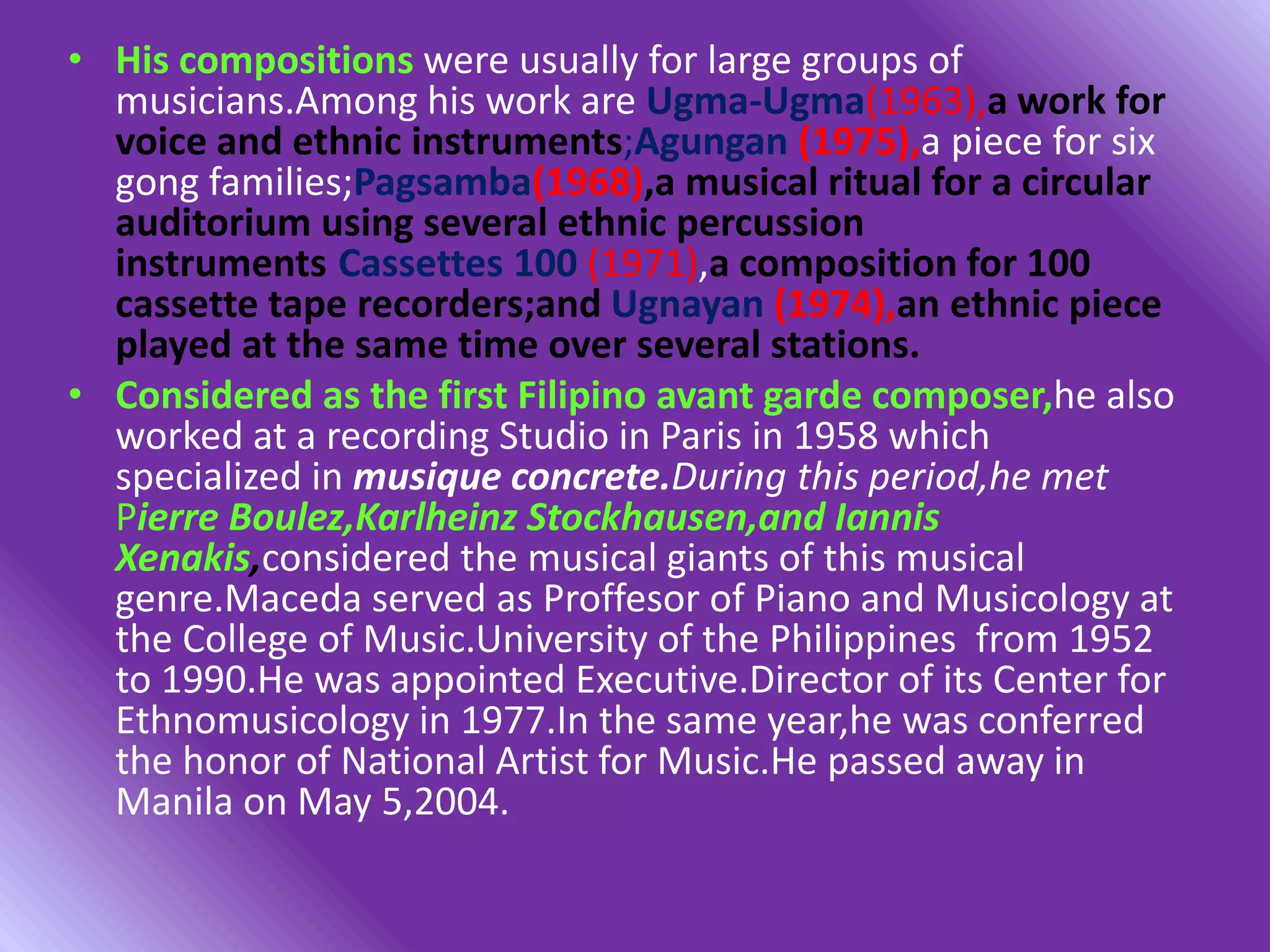 Philippine Contemporary Music | PPTX