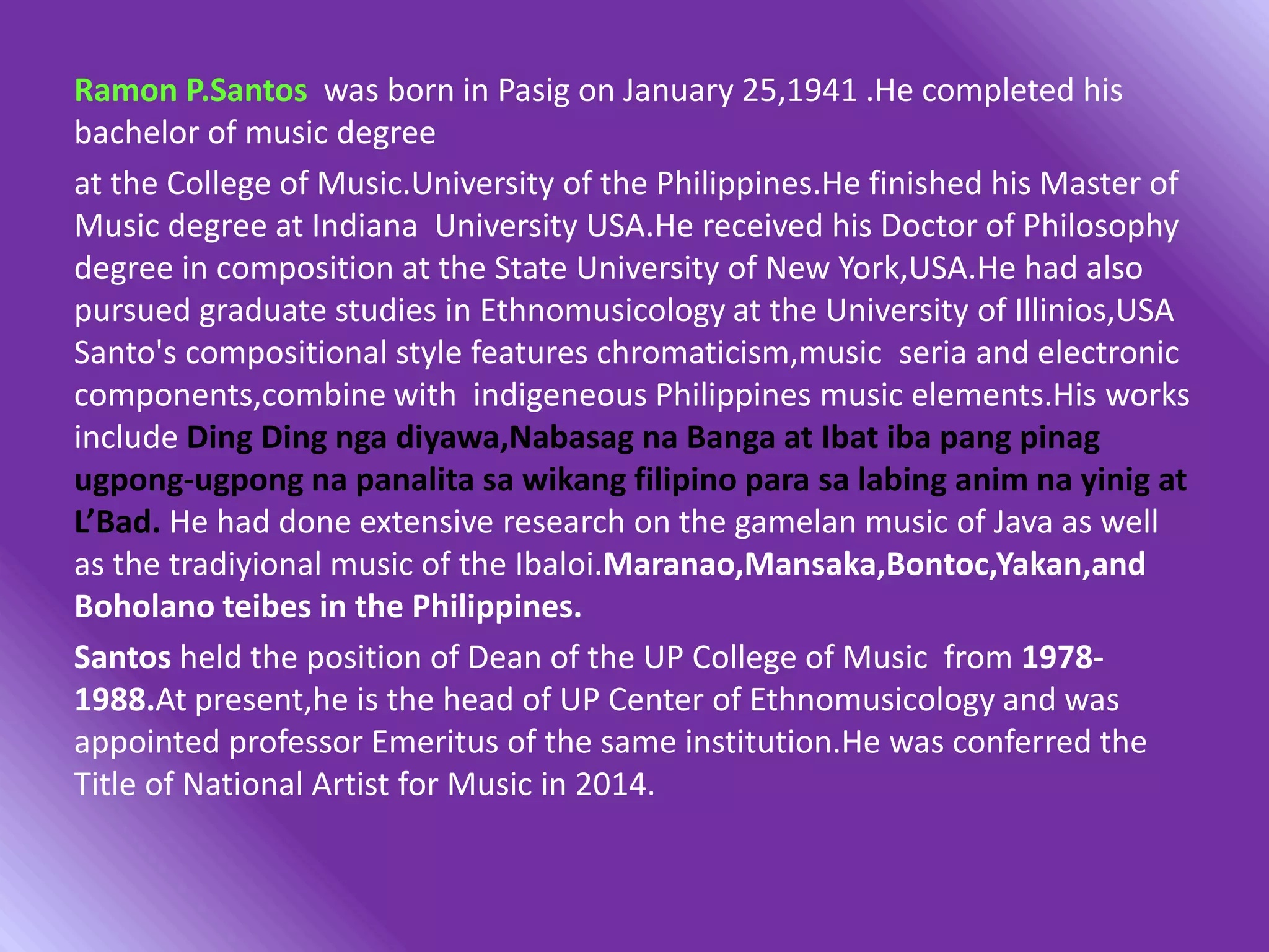 Philippine Contemporary Music | PPTX