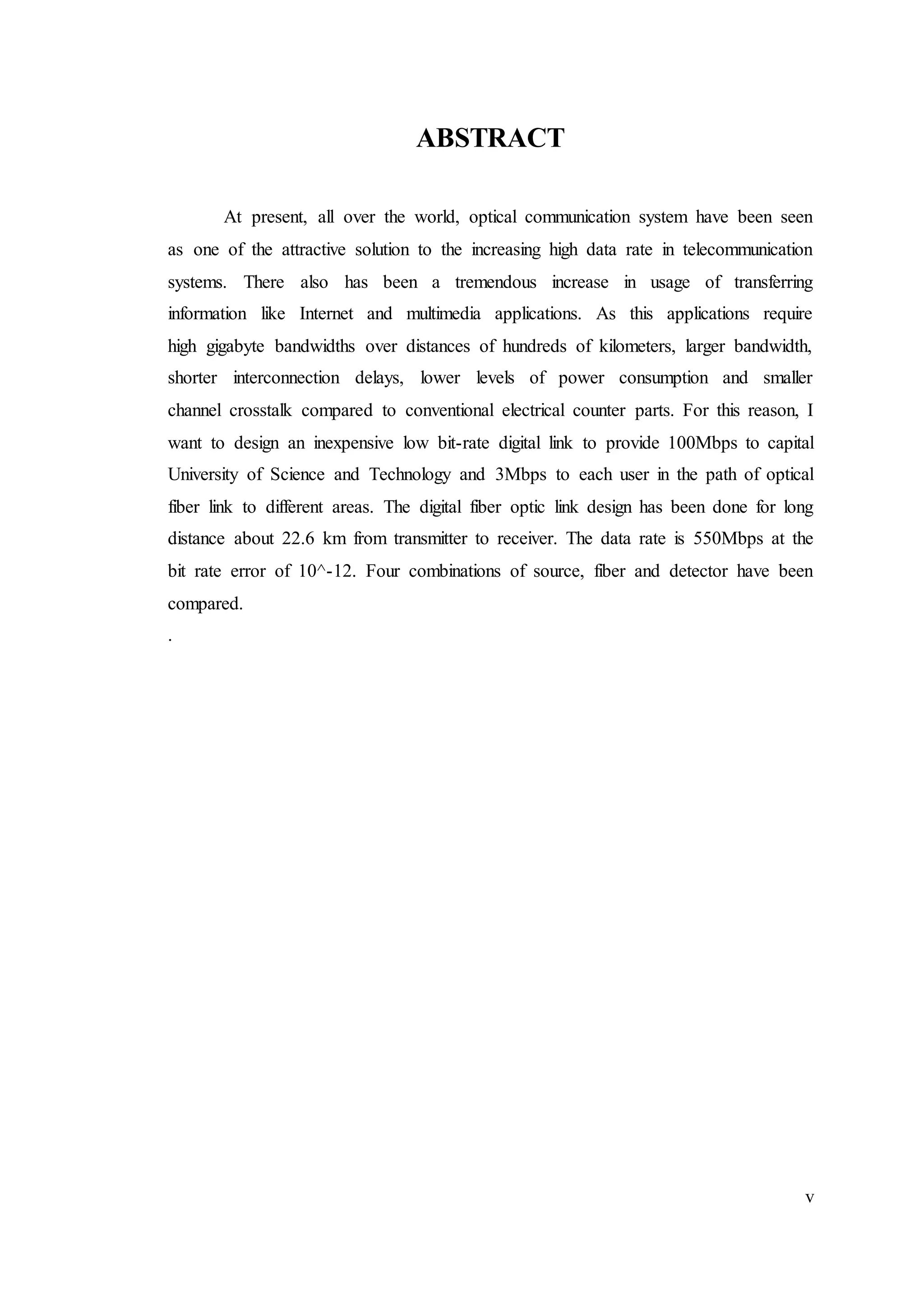 Optical Fiber link Design Complete guide by Aamir Saleem | DOCX