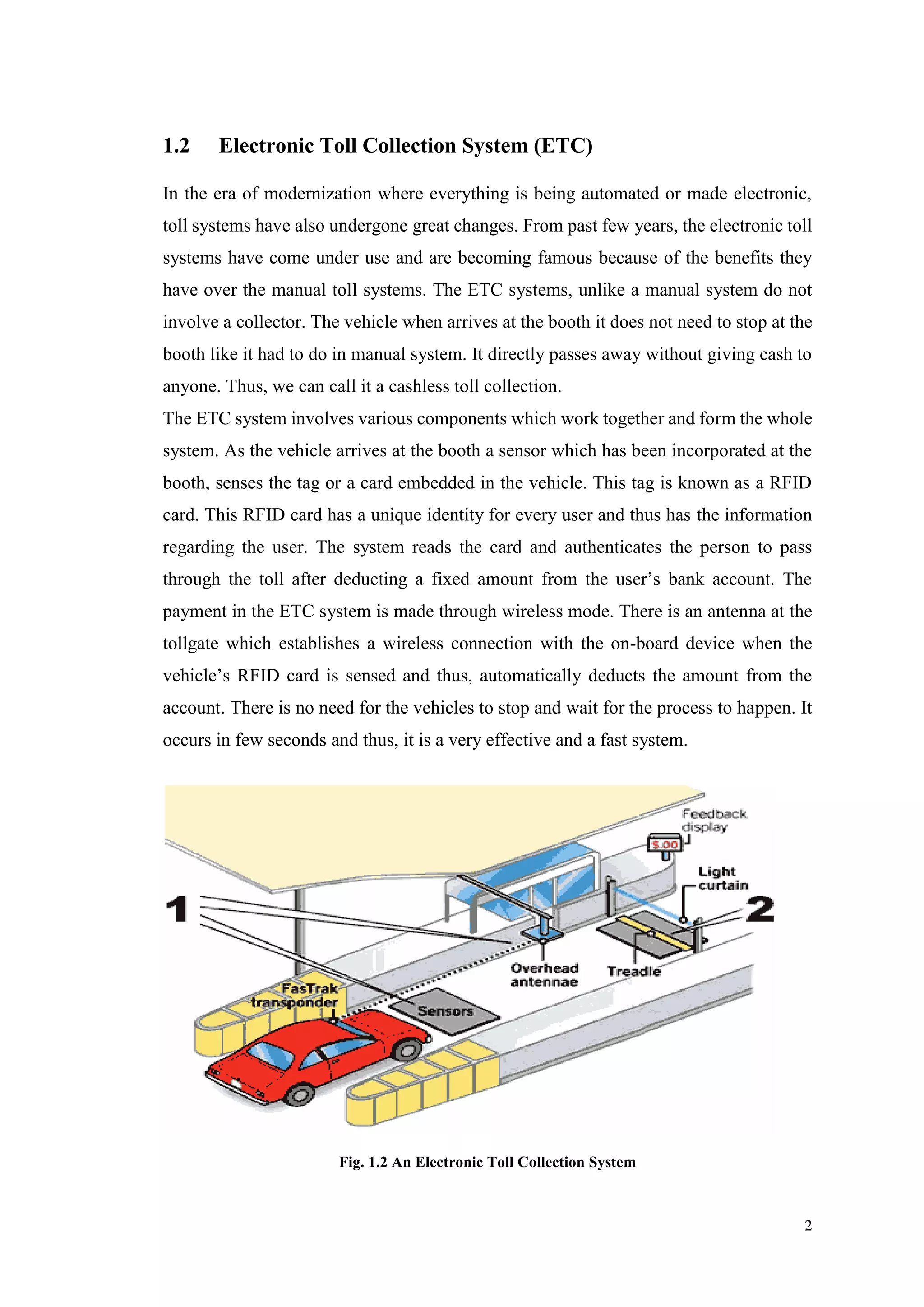 Project Report Rfid Based Automated Toll Collection System Using Arduino Amity University Pdf