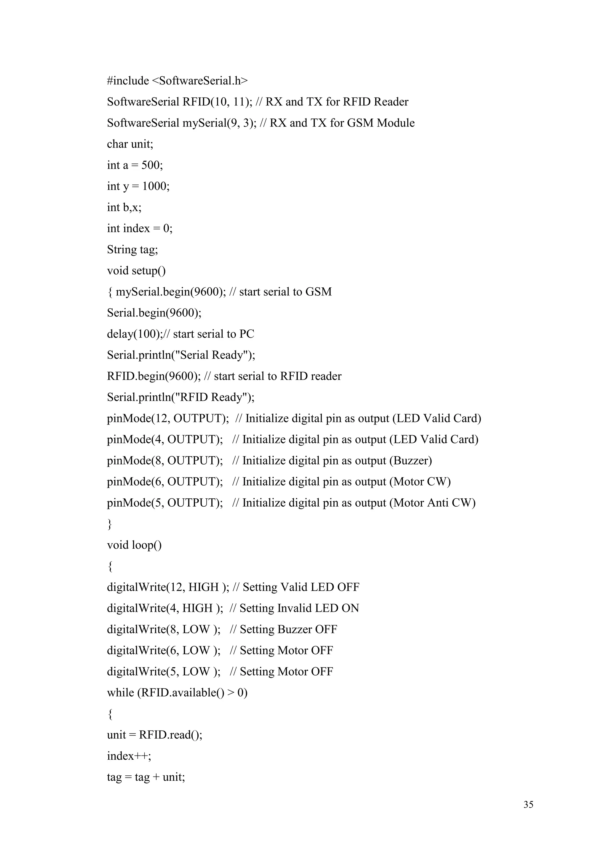 Project Report- RFID Based Automated Toll Collection System using ...