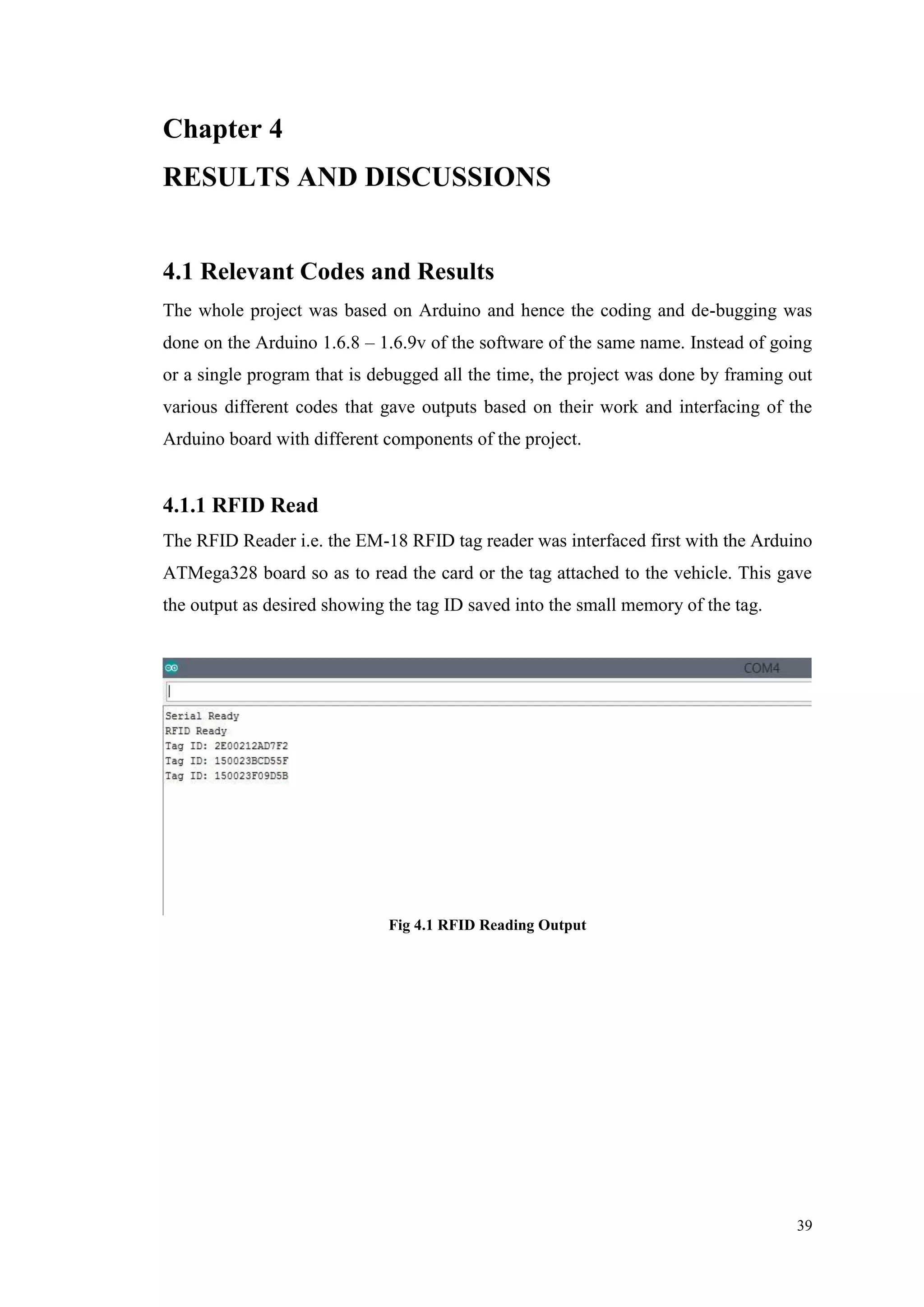 Project Report- RFID Based Automated Toll Collection System using Arduino @ Amity University | PDF