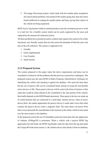 Project Report- RFID Based Automated Toll Collection System using ...