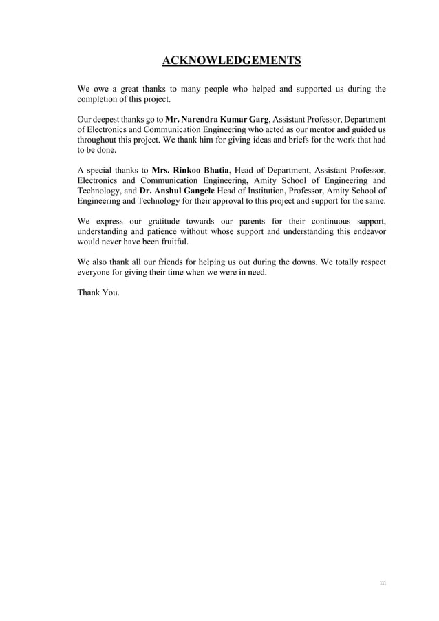 Project Report Rfid Based Automated Toll Collection System Using Arduino Amity University