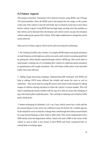 Project Report- RFID Based Automated Toll Collection System using ...