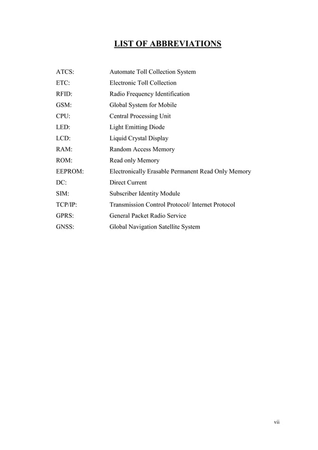 Project Report Rfid Based Automated Toll Collection System Using Arduino Amity University Pdf