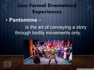 Teaching with Dramatized Experiences | PPTX