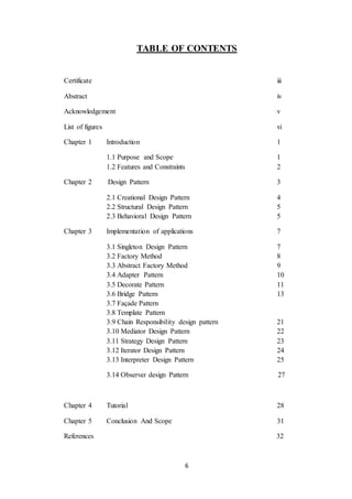 Design pattern application | PDF