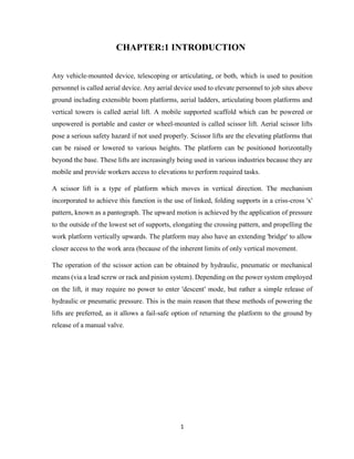 Motorized Sccissor Lift | PDF