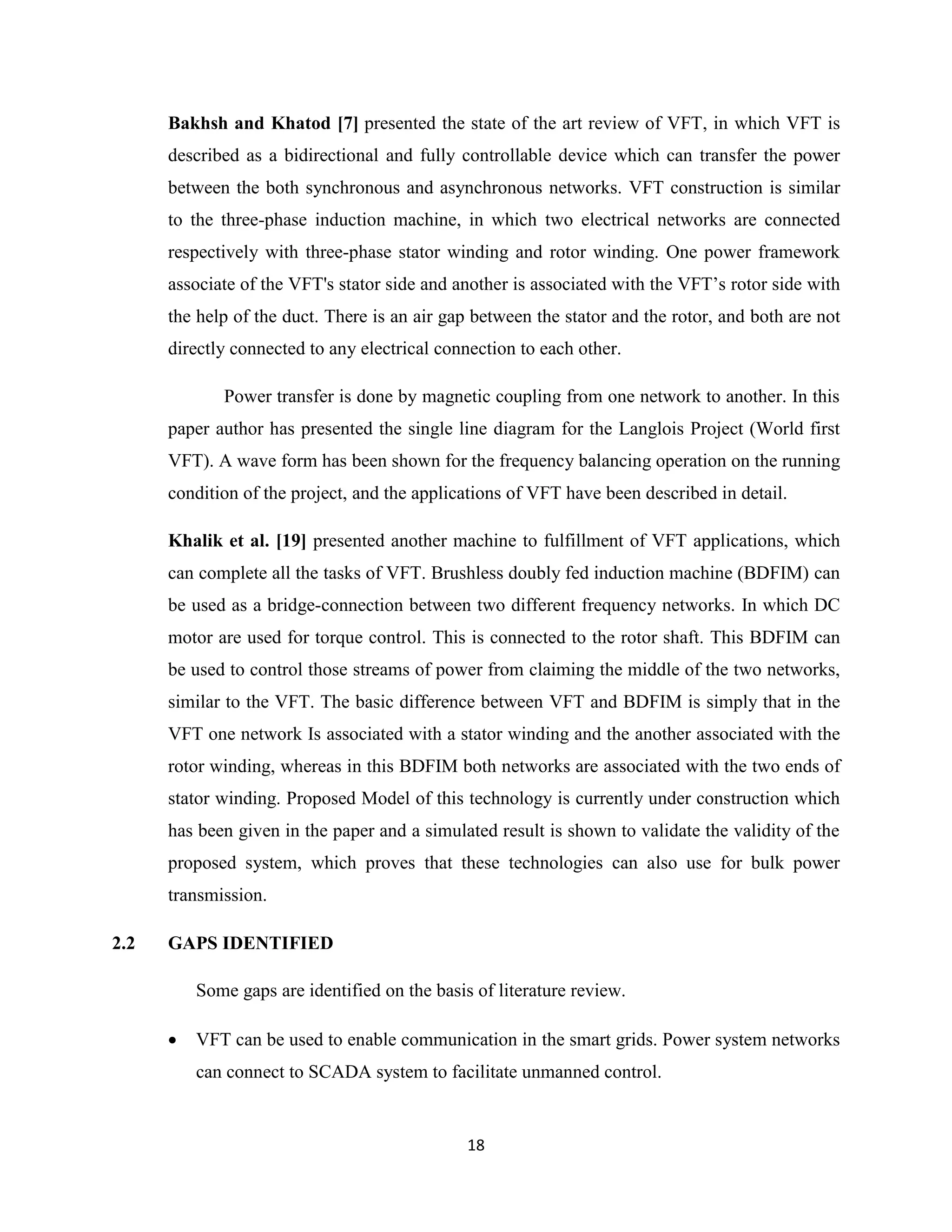 Simulation of VFT For Power Transfer Between Two Networks | PDF
