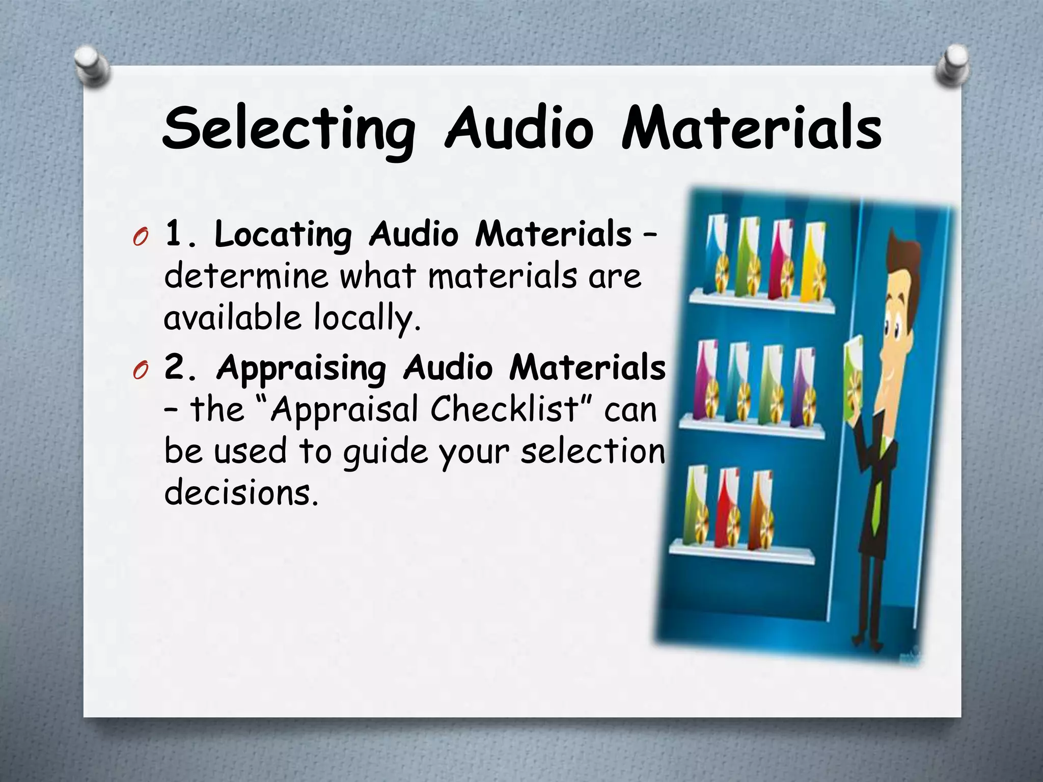 Audio Materials | PPTX