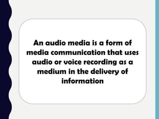 Audio Materials | PPTX