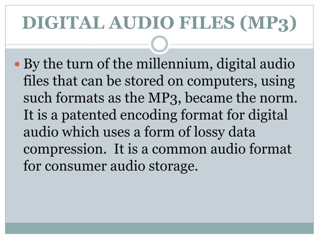 Audio Materials