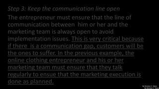 Implementation of Marketing Plans and Strategies | PPTX