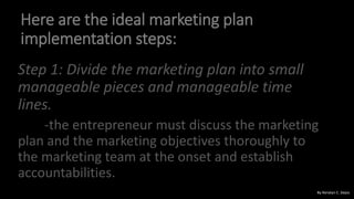 Implementation of Marketing Plans and Strategies | PPTX