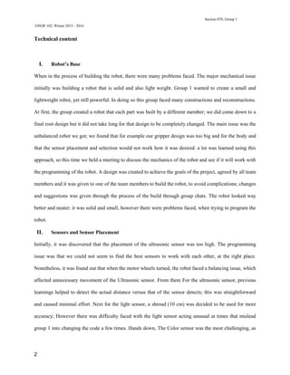 Robotics Final Report | PDF