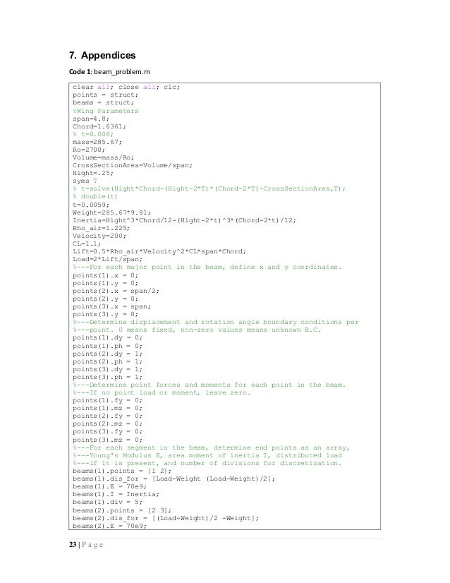 Modeling and Structural Analysis of a Wing [FSI ANSYS&MATLAB]