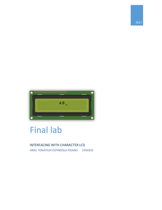 Interfacing with LCD | PDF | Operating Systems | Computer Software and Applications