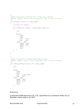 Interfacing with LCD | PDF | Operating Systems | Computer Software and Applications