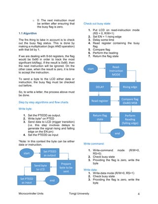Interfacing with LCD | PDF | Operating Systems | Computer Software and Applications