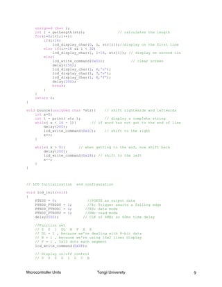 Interfacing with LCD | PDF | Operating Systems | Computer Software and Applications