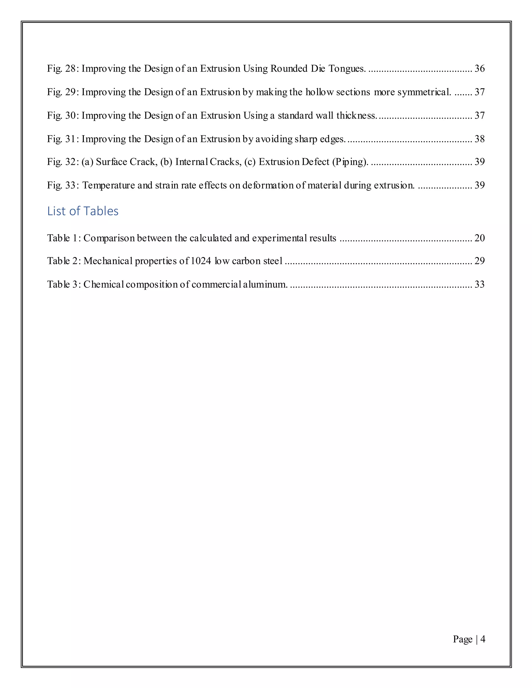 Analysis of Extrusion Metal Forming Defects | DOCX