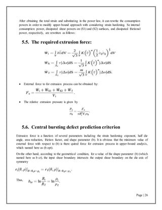 Analysis of Extrusion Metal Forming Defects | DOCX