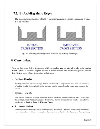Analysis of Extrusion Metal Forming Defects | DOCX