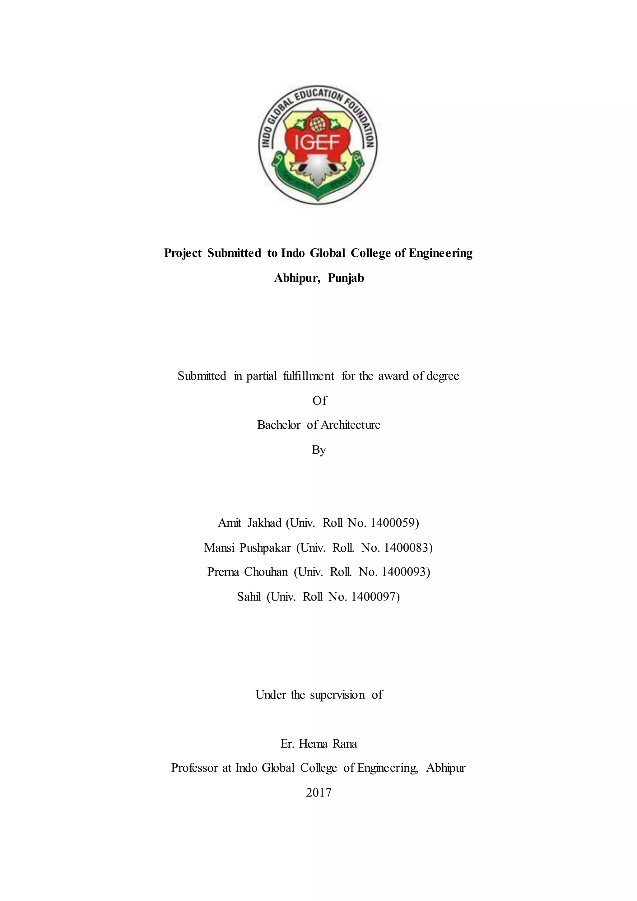 STRUCTURE DESIGN REPORT | DOCX