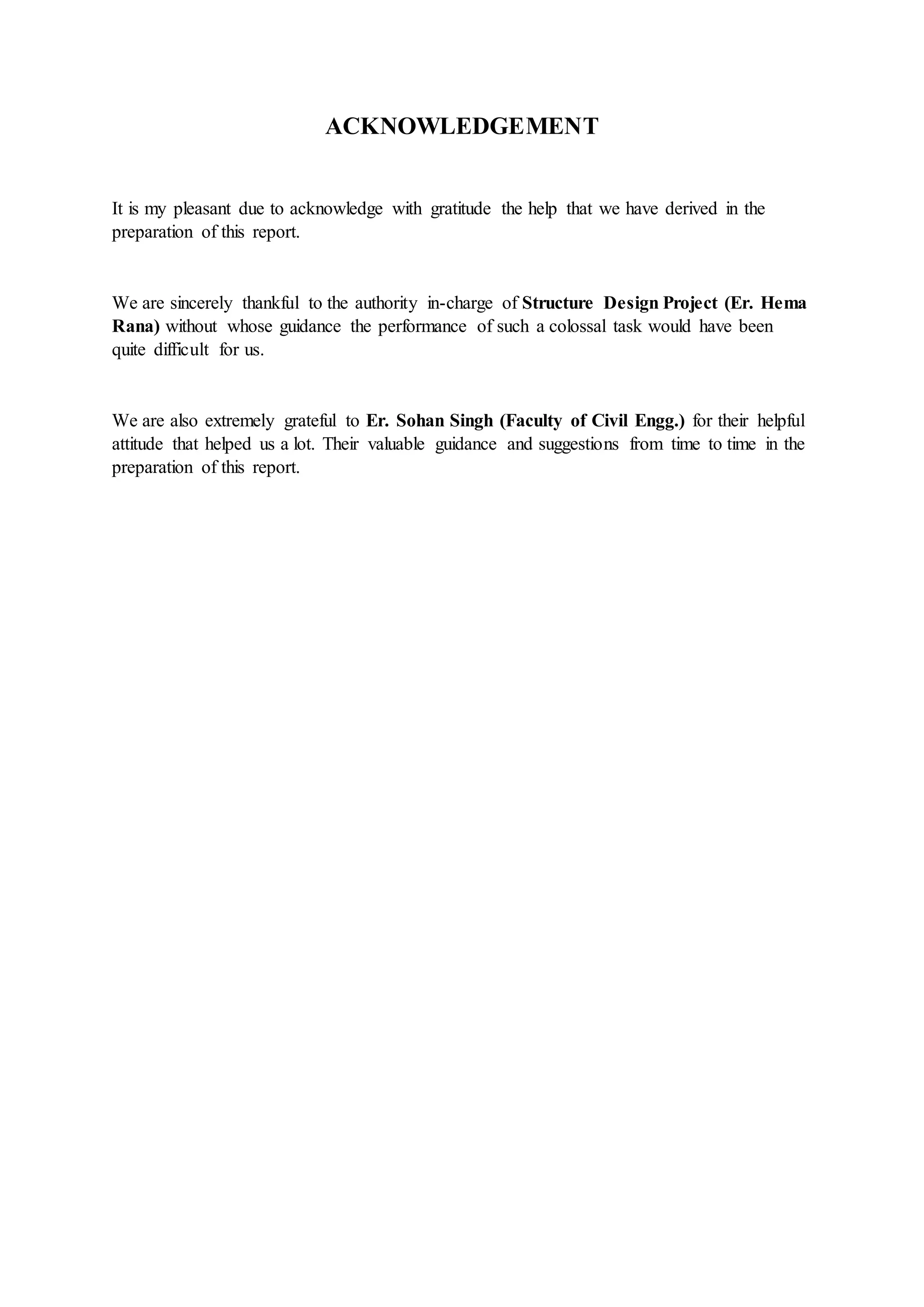 STRUCTURE DESIGN REPORT | DOCX