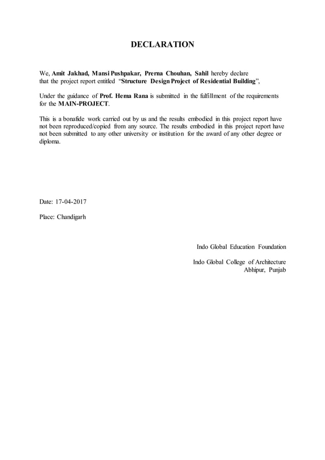 STRUCTURE DESIGN REPORT | DOCX