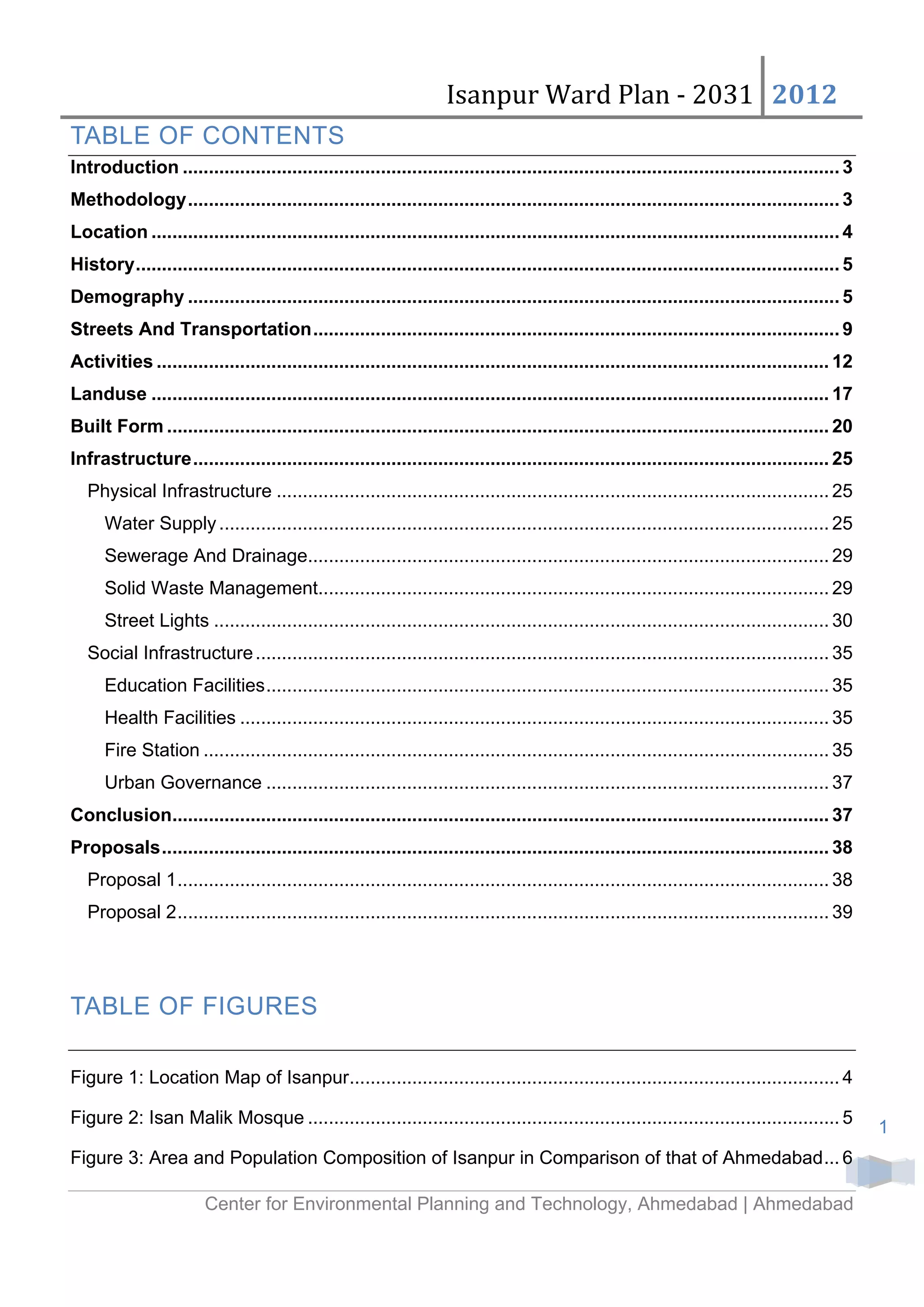 ISANPUR WARD PLAN - 2031 | PDF