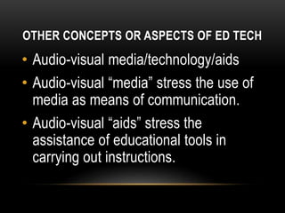 EDUCATIONAL TECHNOLOGY And EDUCATIONAL MEDIA | PPTX