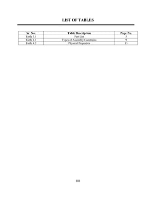 CAD Project Report - University of Windsor | PDF