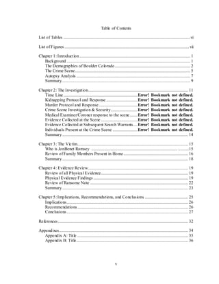 The FInal Report on JonBenet Ramsey by Todd Jacobucci | DOCX